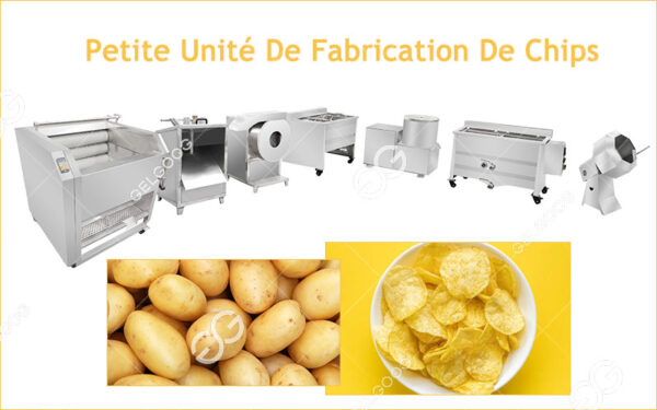 Petite Unité De Fabrication De Chips De Pomme De Terre