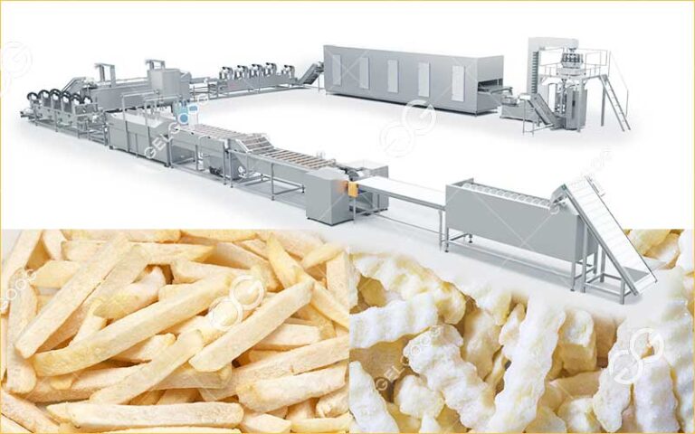 Unité De Production De Frites Surgelées 500 Kg Par Heure
